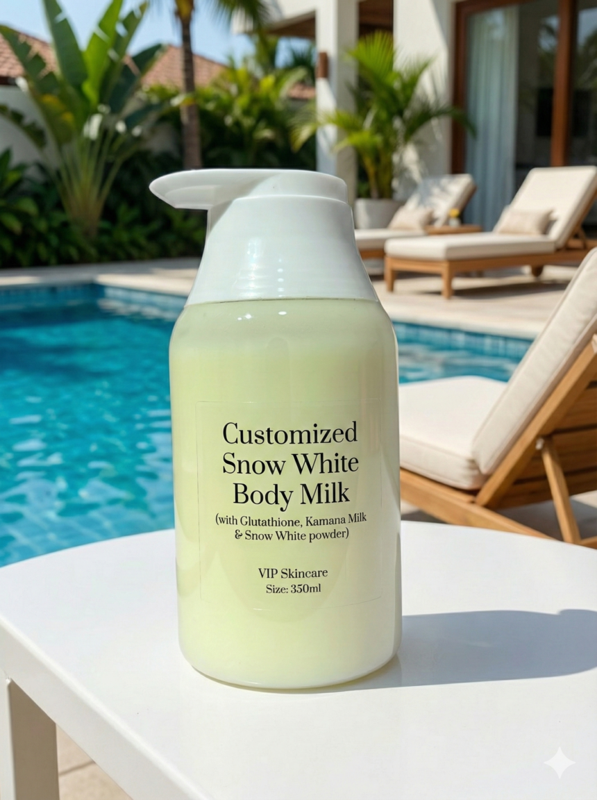 Customized Snow White Body Lotion – Lets Talk Skin