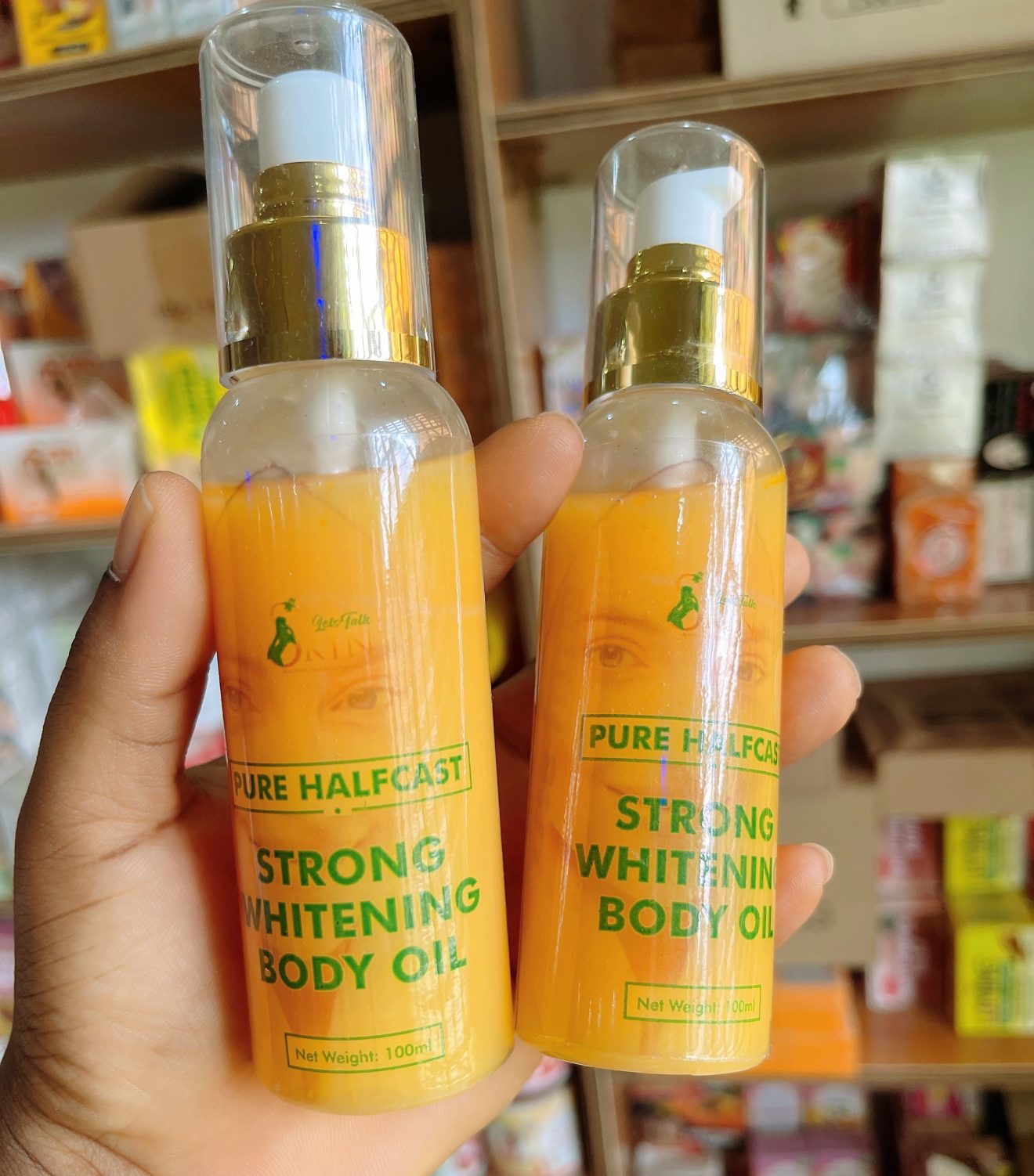 Pure Halfcast Strong Whitening Body Oil (White Tone) – Lets Talk Skin
